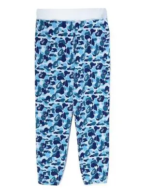 A BATHING APE Abc Camo Sweatpants - Blue