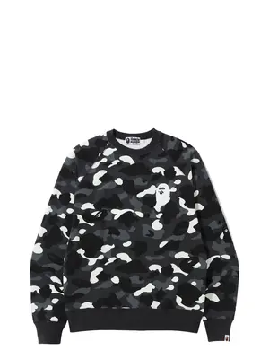 A BATHING APE City Camo Crewneck Sweatshirt - Black