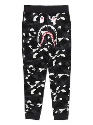 A BATHING APE City Camo Shark Sweatpants - Black
