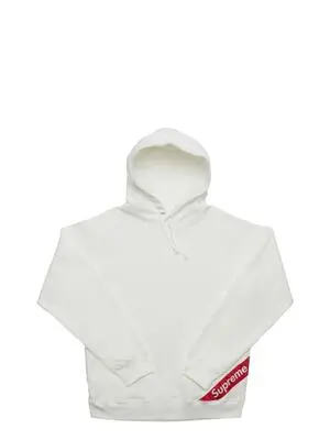 Supreme Corner Label Hooded Sweatshirt - White