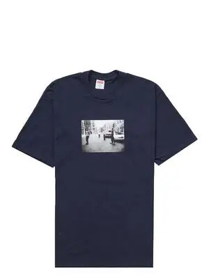 Supreme Crew 96 Tee Shirt Navy Blue
