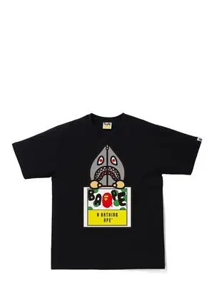 A BATHING APE Classic Milo Shark #3 Tee Shirt - Black