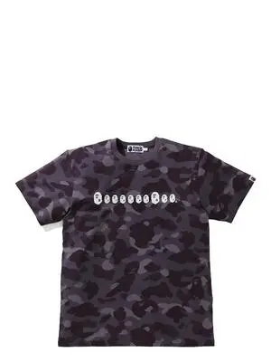 A BATHING APE Camo Ape Head Tee Shirt - Burgundy
