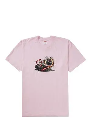 Supreme Crash Tee Shirt - Light Pink