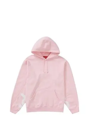 Supreme Cropped Panels Hooded Sweatshirt Light Pink