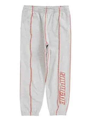 Supreme Coverstitch Sweatpant - Heather Grey