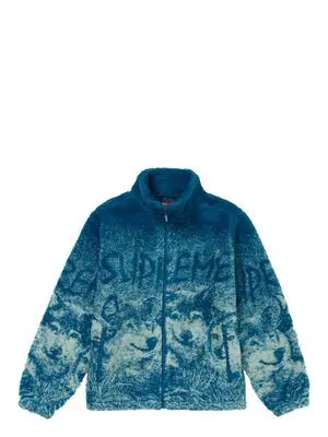 Supreme Wolf Fleece Jacket - Dark Teal