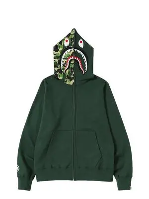 A BATHING APE Abc Shark Full Zip Hoodie - Green