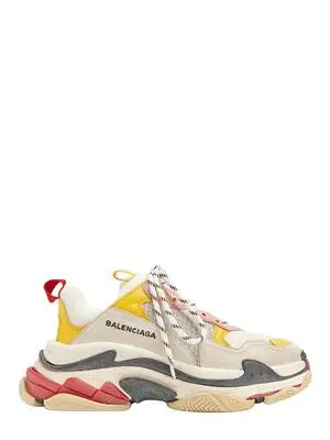 Balenciaga Triple S Sneakers Cream/yellow/red