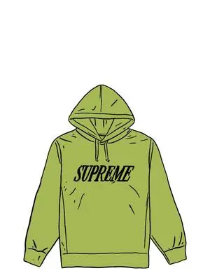 Supreme Crossover Hooded Sweatshirt - Lime