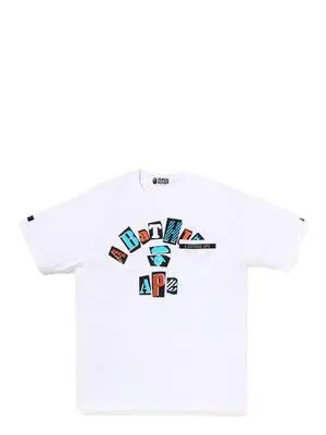 A BATHING APE College Pocket Tee Shirt - White