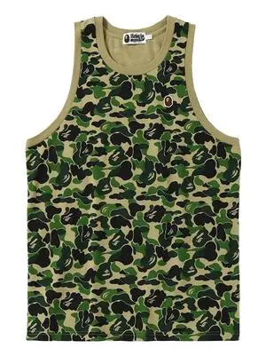 A BATHING APE Abc One Point Tank Top - Green