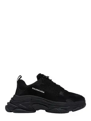 Balenciaga Triple S Triple Reissue Sneakers - Black