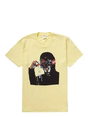 Supreme Creeper Tee Shirt - Pale Yellow
