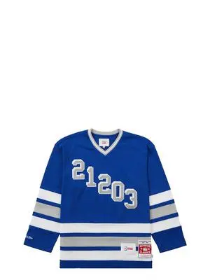 Supreme Wtaps Mitchell & Ness Hockey Jersey - Blue