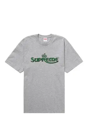 Supreme Crown Tee Shirt - Heather Grey