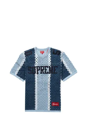 Supreme Crochet Football Jersey - Slate