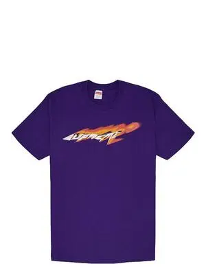 Supreme Wind Tee Shirt Purple/orange