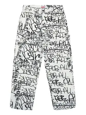 Supreme Comme Des Garcons Shirt Canvas Painter Pant - White