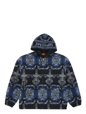 Supreme Woven Hooded Jacket - Blue