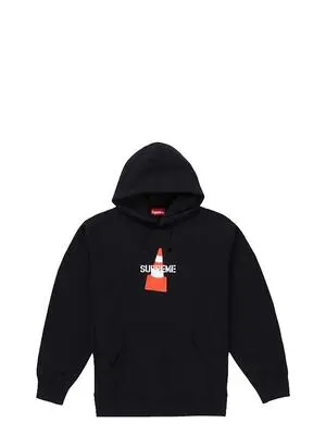 Supreme Cone Hooded Sweatshirt - Black
