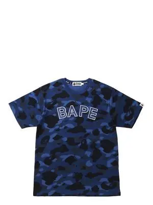 A BATHING APE Camo Tee Shirt - Blue