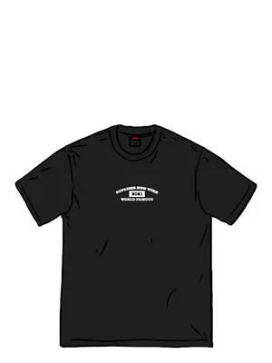 Supreme World Famous Short Sleeve Top Black