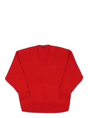 Balenciaga Logo Knitwear - Red