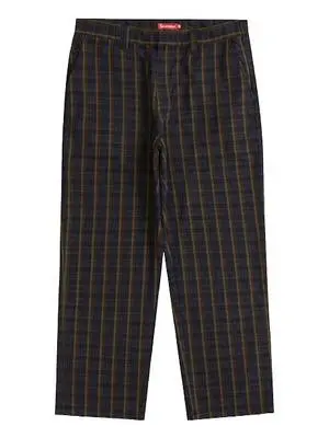 Supreme Work Pant - Navy Blue Plaid