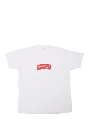 Supreme Comme Des Garcons Shirt Box Logo Tee - White