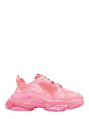 Balenciaga Triple S Sneakers Dark Pink/white