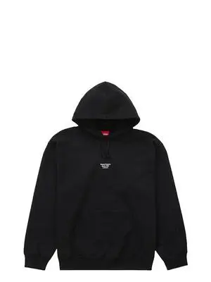 Supreme World Famous Micro Hooded Sweatshirt - Black