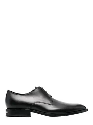 Balenciaga Wallstreet Almond Toe Derby Shoe - Black