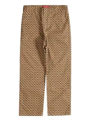 Supreme Supreme Work Pant Khaki Monogram