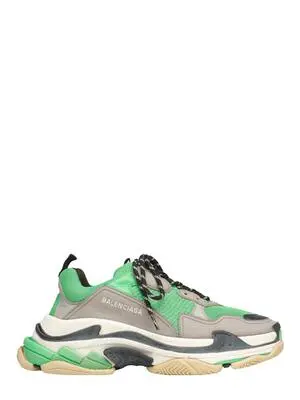 Balenciaga Triple S Sneakers - Green/grey