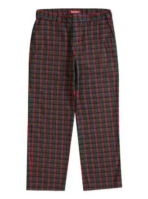 Supreme Work Pant - Red Plaid