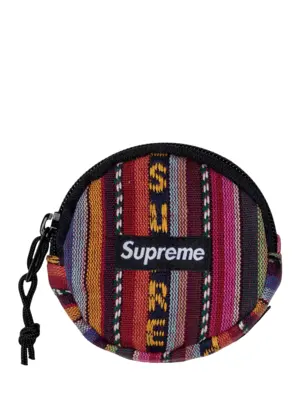 Supreme Woven Stripe Coin Pouch - Multicolor