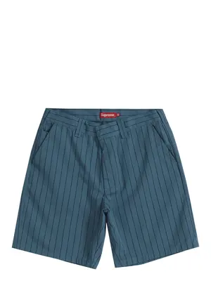 Supreme Work Short - Teal Stripe
