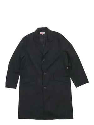 Supreme Comme Des Garcons Shirt Wool Overcoat - Black