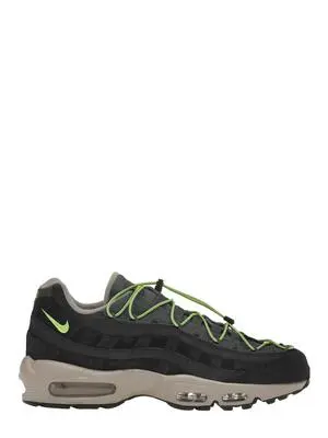 Nike Air Max 95 Speed Lacing Sneakers Off Noir/volt/iron Grey