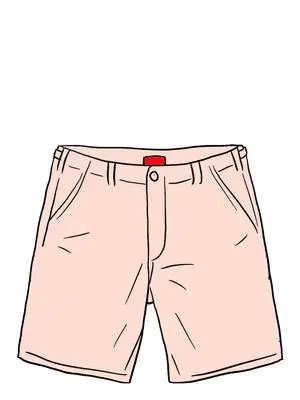 Supreme Work Short - Pale Pink