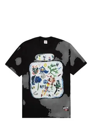 Supreme Yohji Yamamoto Paint Tee Shirt Black
