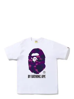 A BATHING APE Camo By Bathing Ape Tee Shirt (fw22) White Purple