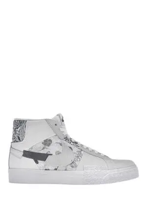 Nike Zoom Blazer Mid Premium Floralin Sneakers - White/grey
