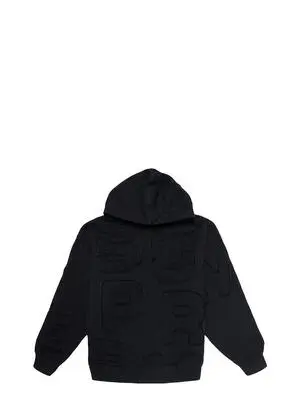 Supreme Cutout Letters Hooded Sweatshirt - Black