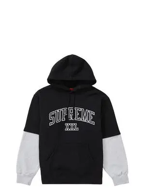 Supreme Xxl Hooded Sweatshirt - Black