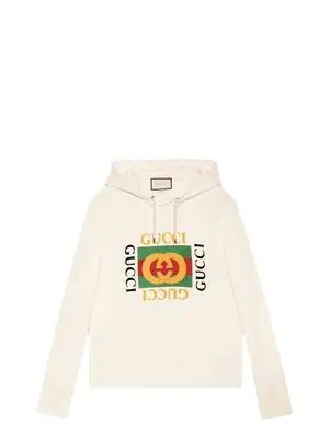 Gucci Oversize Sweatshirt With Logo - White