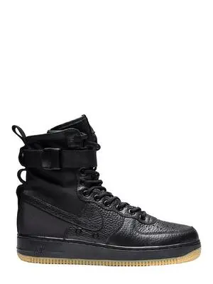 Nike Sf Air Force 1 Gum Sneakers - Black