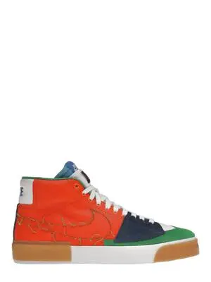 Nike Zoom Blazer Mid Edge Sneakers - Safety Orange/university Gold/white