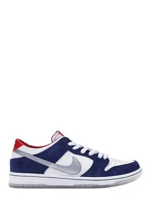 Nike Dunk Low Ishod Wair Bmw - Deep Royal Blue/metallic Silver/university Red